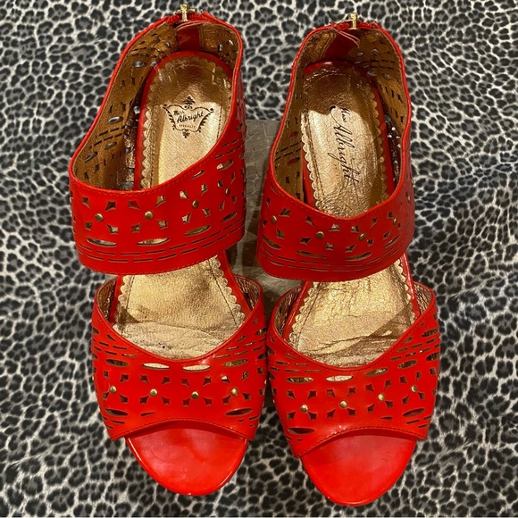 Anthropologie | Shoes | Anthropologie Miss Albright Red Patent Leather ...